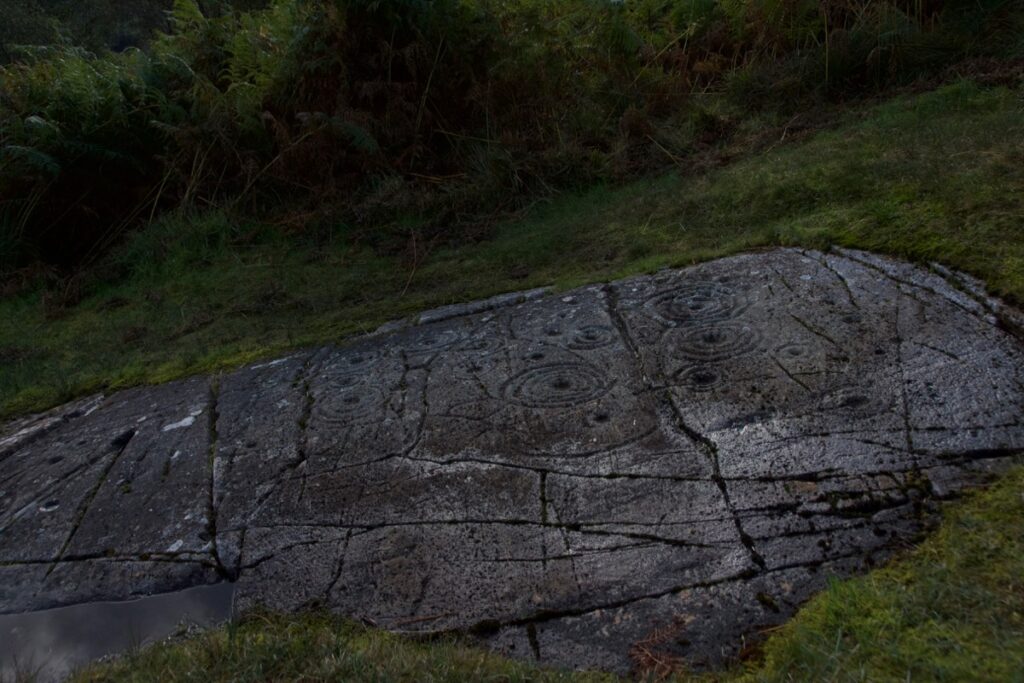 Rock art at Cairnbaan – The Hazel Tree